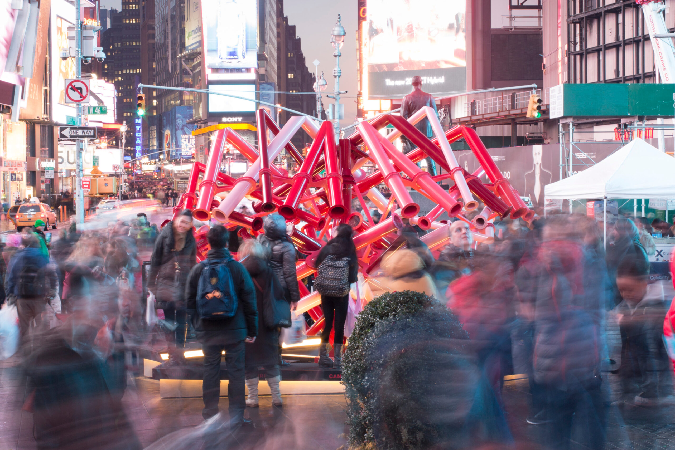 Times Square Valentine Heart - Once–Future Office Times Square Valentine Heart - Once–Future Office